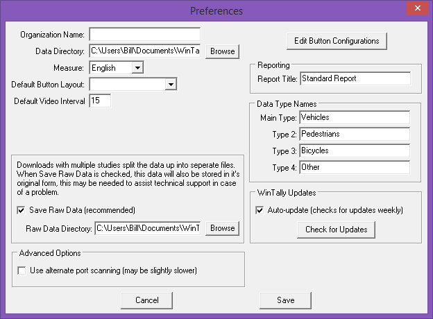WinTally manual
